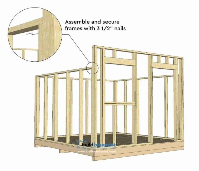 10x10 Lean To Shed Plans - Build Blueprint