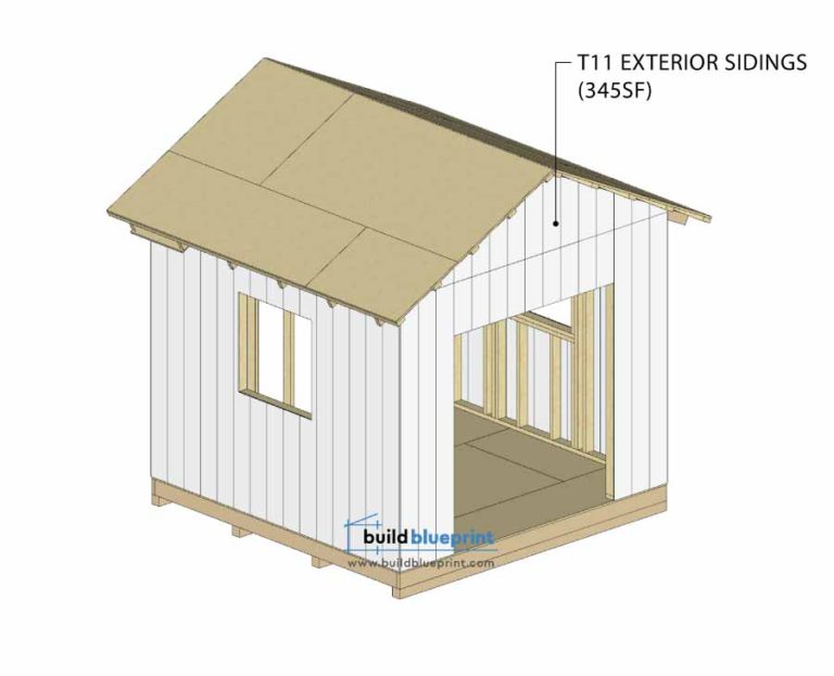 10x10 Garden Shed Plans - Build Blueprint