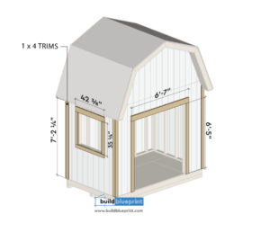 6x10 Barn Shed Plans - Build Blueprint