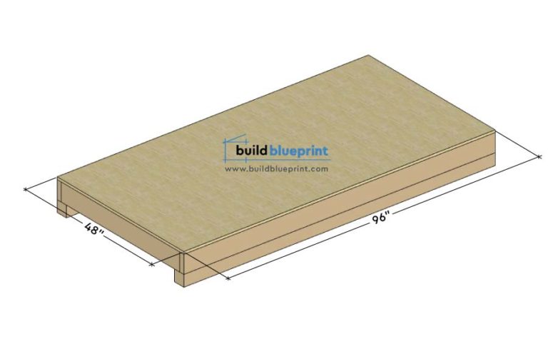 4x8 Lean-To Shed Plans - Build Blueprint
