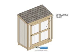 4x8 Lean-To Shed Plans - Build Blueprint